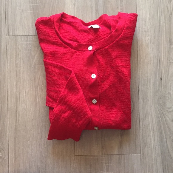 a new day | Sweaters | Red Button Up Cardigan | Poshmark